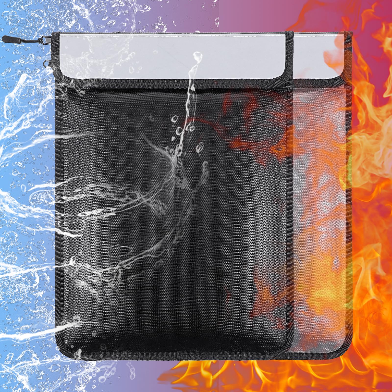Amazon.com: 2 Pcs 5200°F Upgraded Fireproof Document Bag, Fire and ...