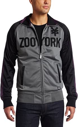 Zoo York Men's Straight Core Track Jacket, Grey, Small at Amazon Men’s ...