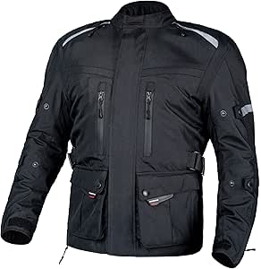 Amazon.com: WICKED STOCK Waterproof Motorcycle Jacket Men - CE LEVEL2 ...