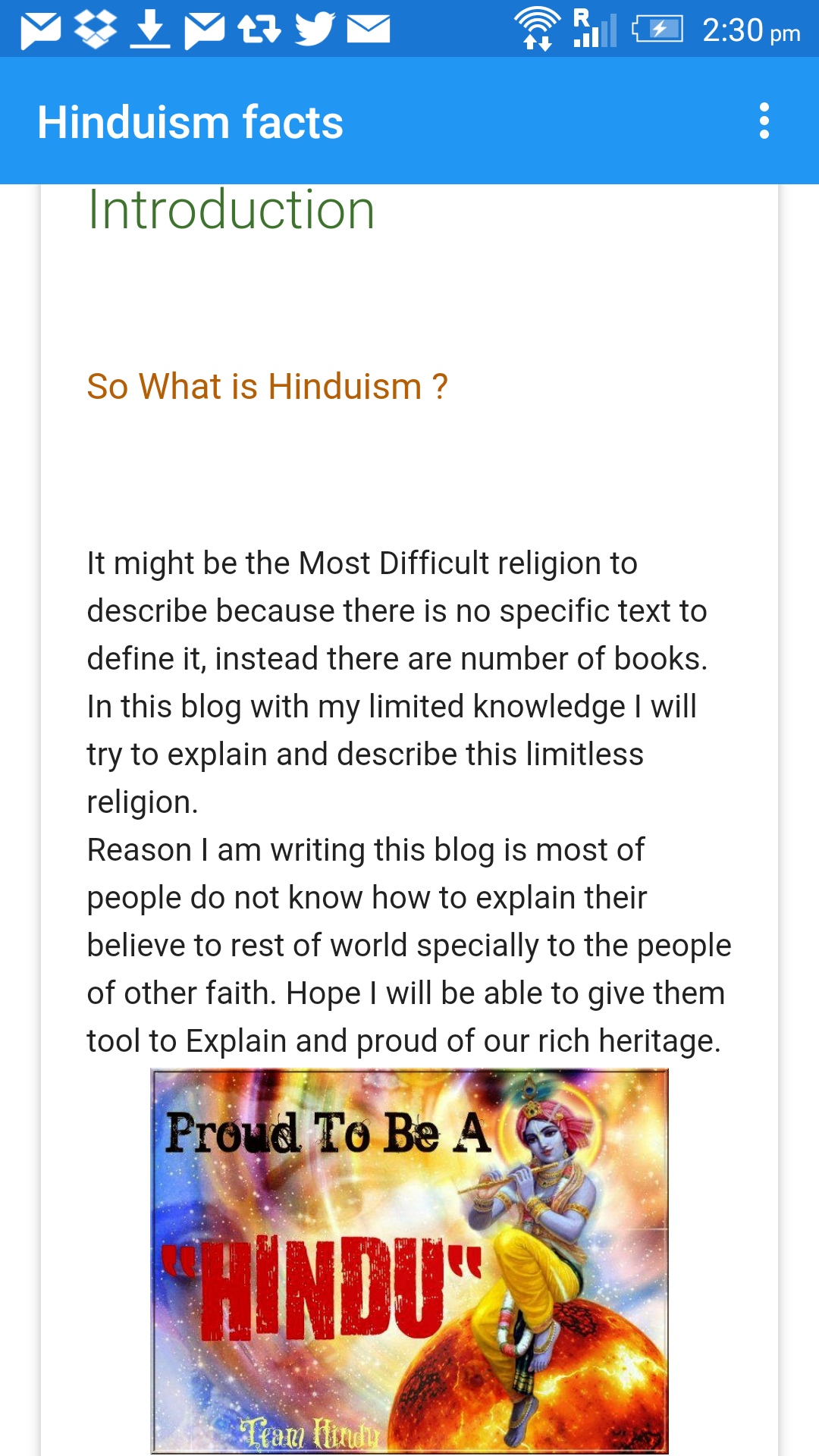 Hinduism Facts - App on Amazon Appstore