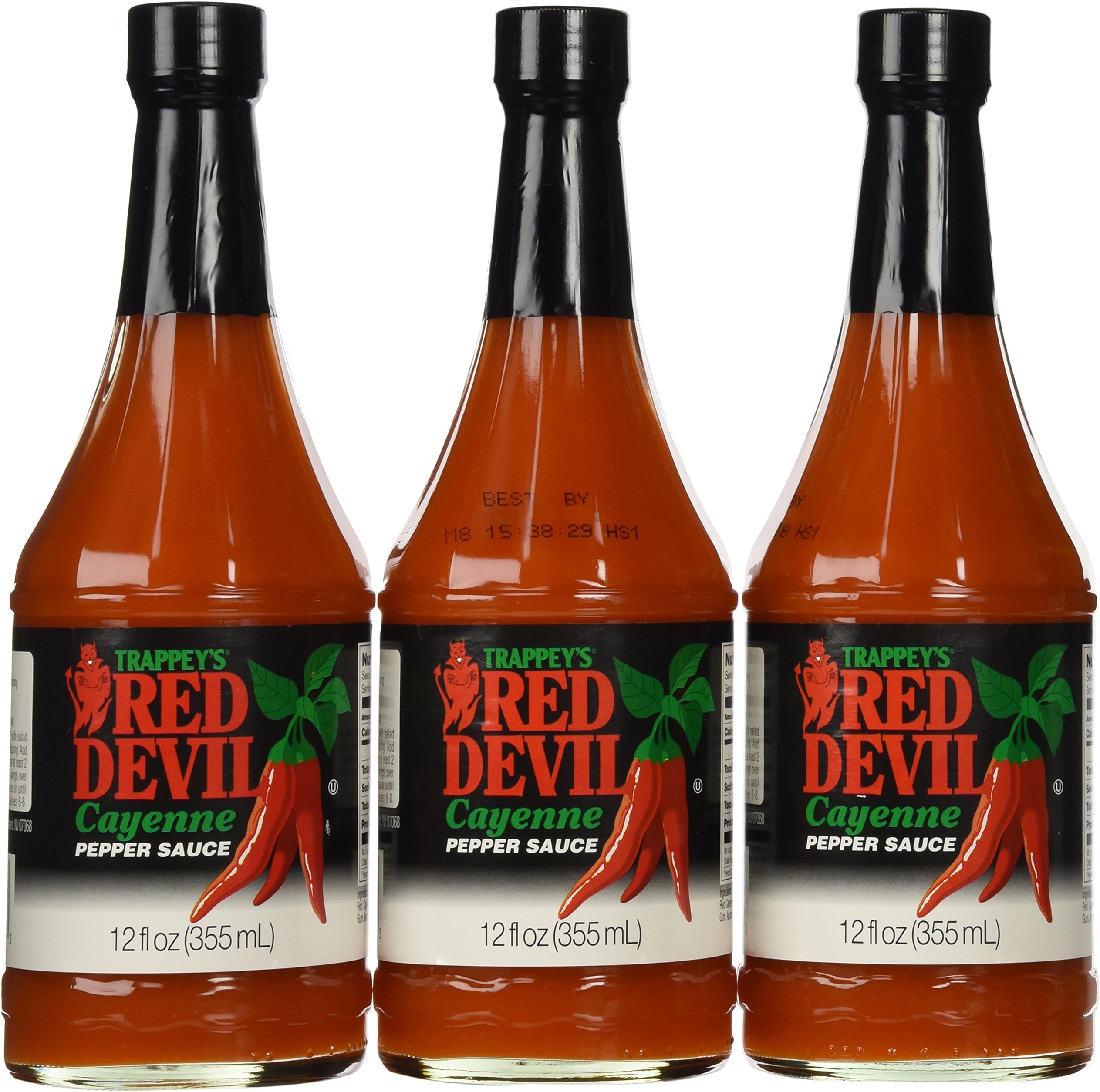 Amazon.com : Trappey's Red Devil Sauce Hot, 12 Ounce : Everything Else