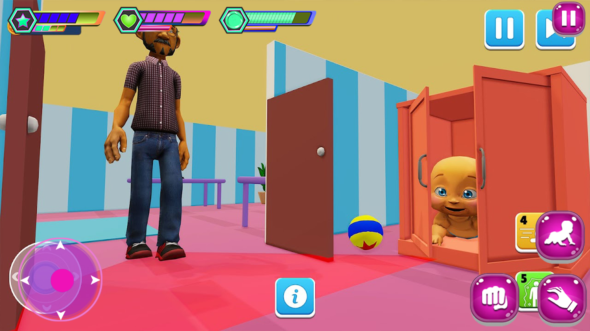 Real Baby Who's Your Daddy Game Simulator 3D: Am Cute Baby Chaos Game ...