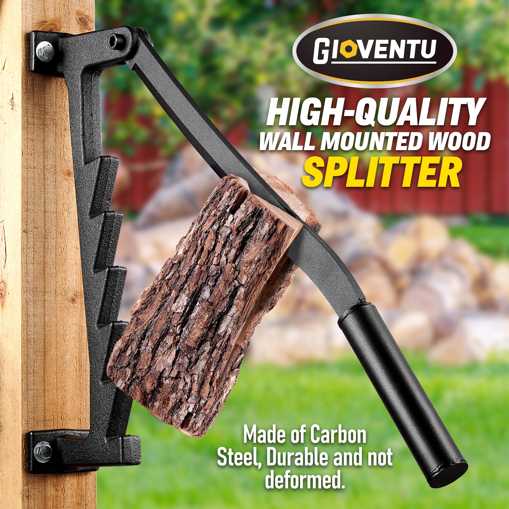 Snapklik.com : Gioventu Wall Mounted Firewood Kindling Splitter, Manual ...