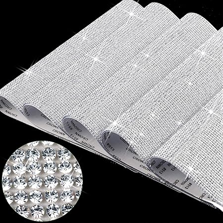 Amazon.com: 36000 Pieces Bling Crystal Rhinestones Sheet Sticker DIY ...
