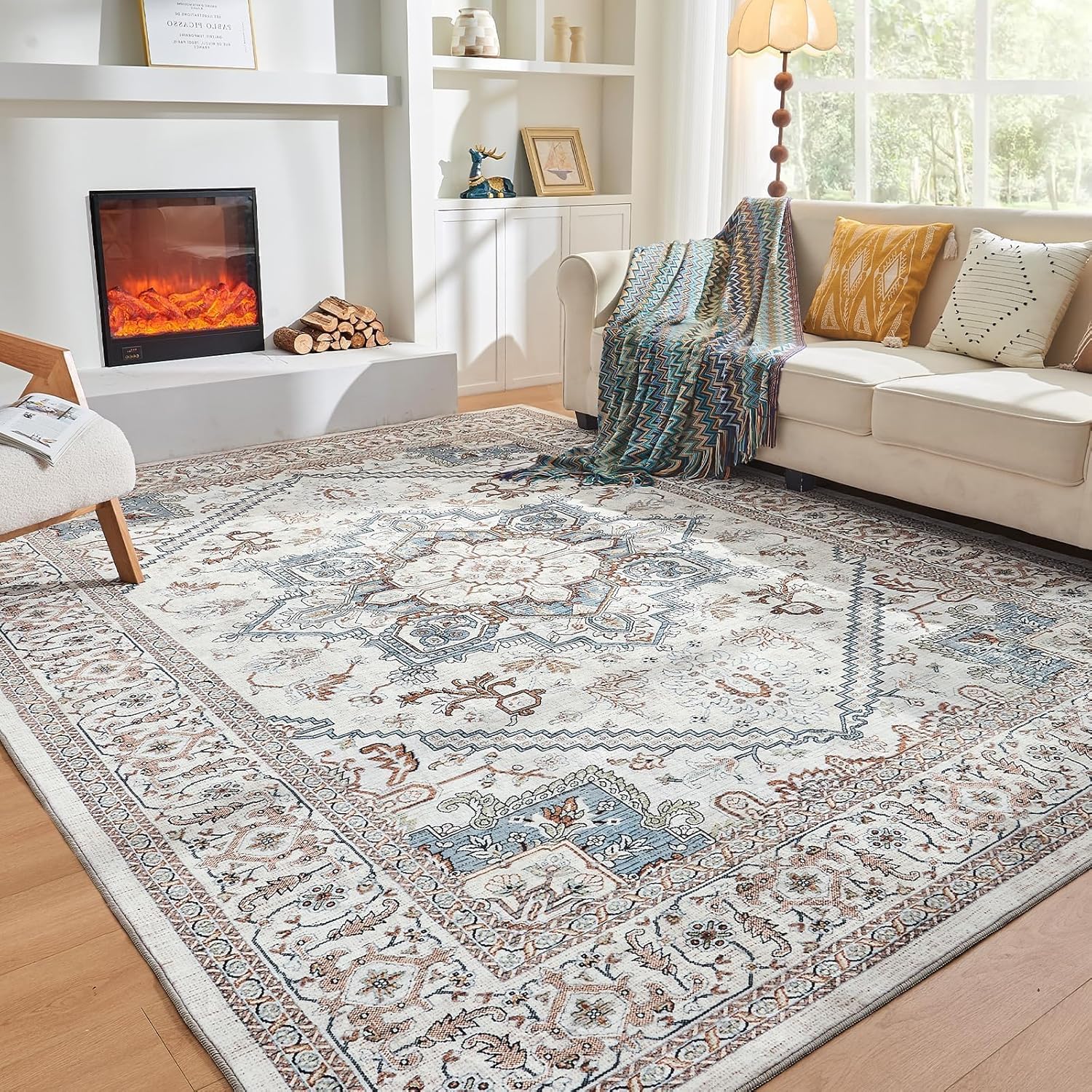 Amazon.com: OPPODREAM 6x9 Area Rugs, Soft Area Rug 6x9, Washable Rug ...