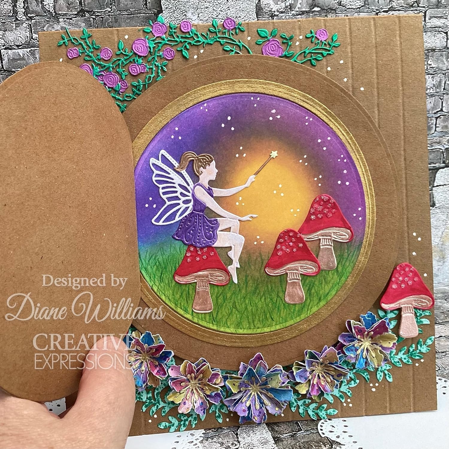 Jamie Rodgers Fairy Wishes-Moonlit Phoebe Craft Troquel de metal, 2.7 ...