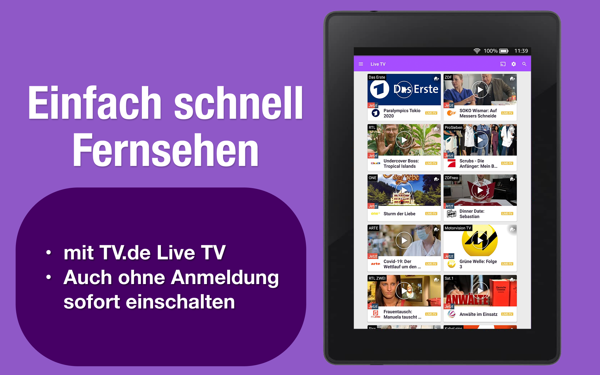TV.de TV Programm:Amazon.de:Appstore for Android