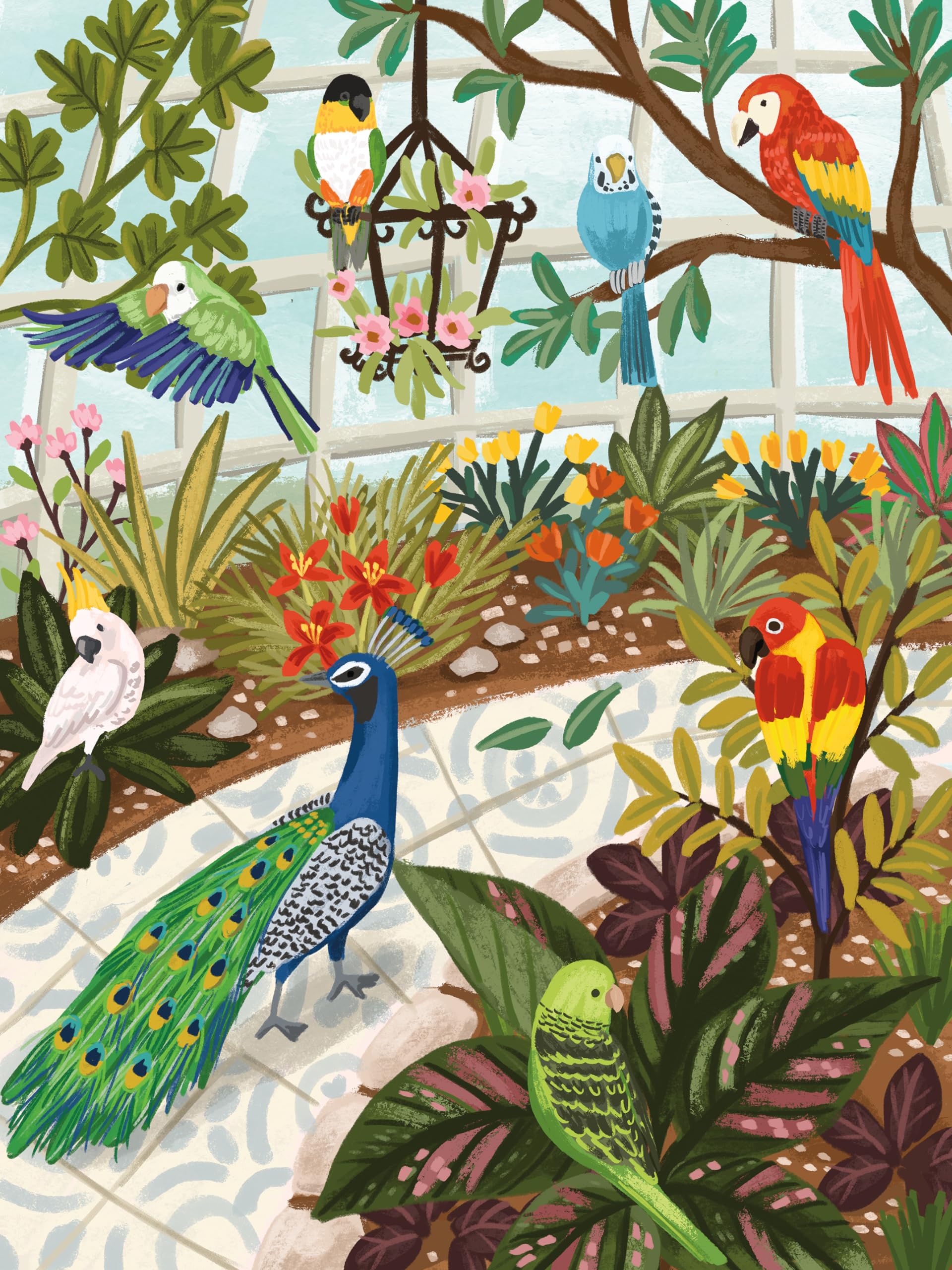 Amazon.com: Ceaco - Olivia Gibbs - Joyful Aviary - 300 Oversized Piece ...