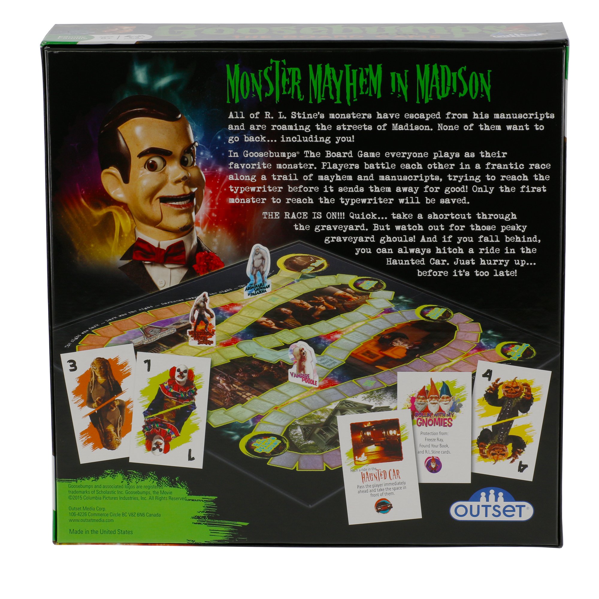 Buy Goosebumps Movie Game - Thrilling Family Board Game - Battle Each ...