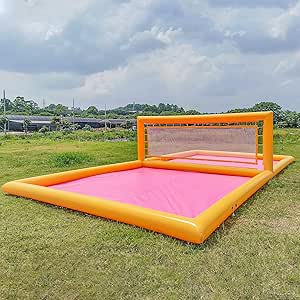 Amazon.com : ZQMUTB Commercial Beach Inflatable Volleyball Court Large ...