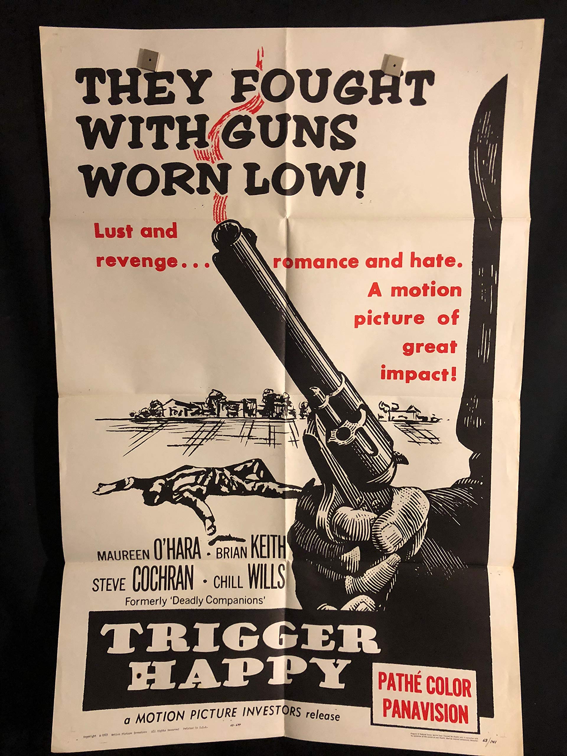Buy Trigger Happy AKA Deadly Companions Original Vintage One Sheet ...