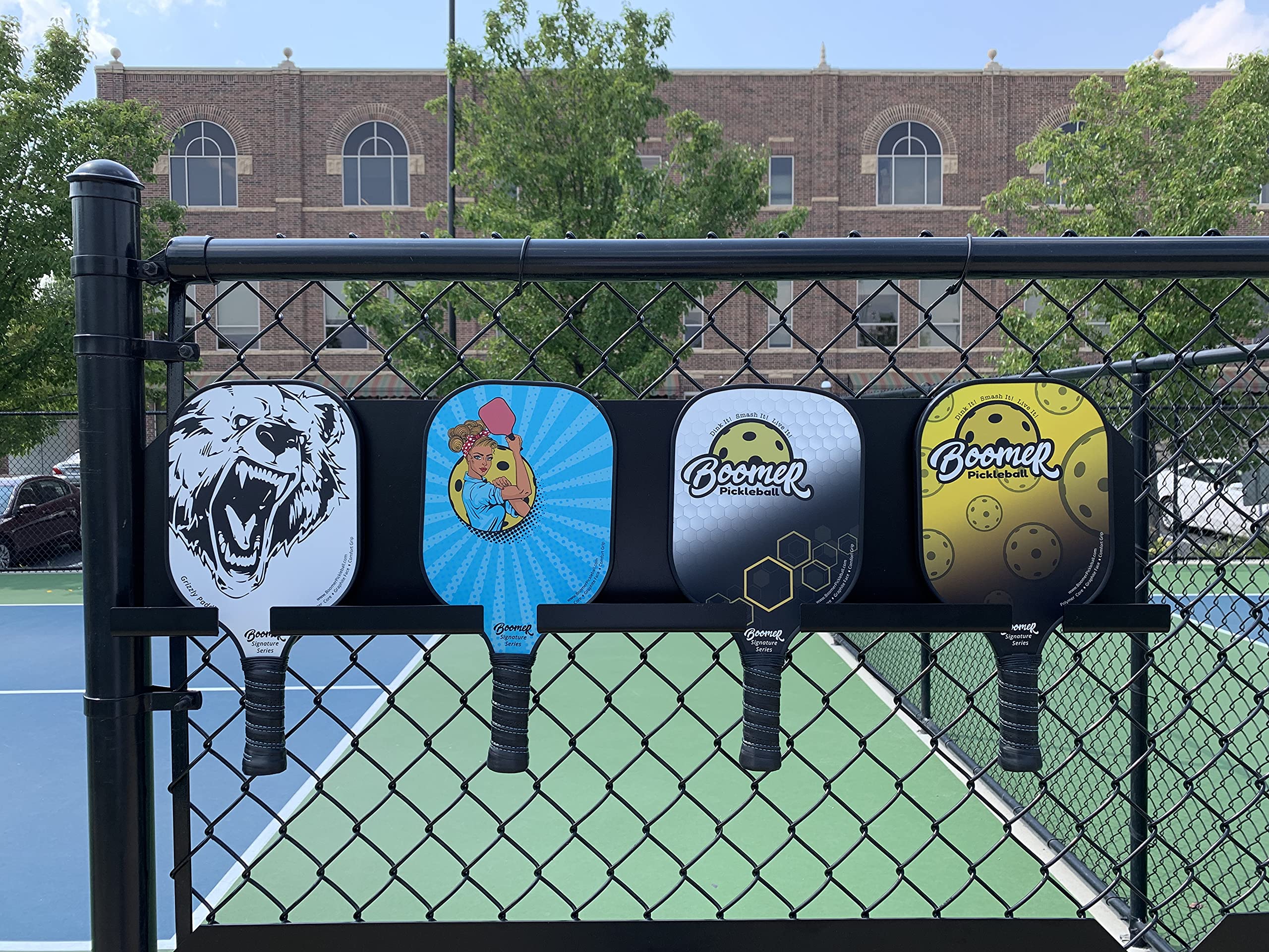 Buy Boomer HD Pickleball Paddle Rack – Holds 4 or 8 Paddles – Track ...