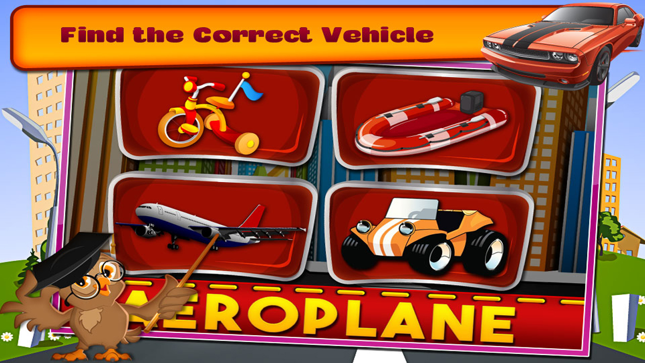 Learn Vehicle Names and Spellings - Application sur Amazon Appstore