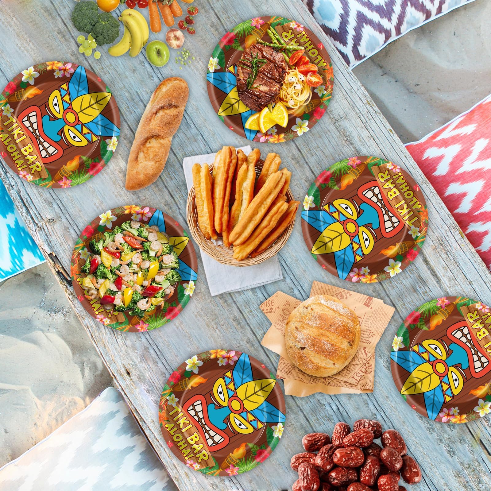 Tiki Party Pack - Hawaiian Party, Luau Party Decorations, Tropical