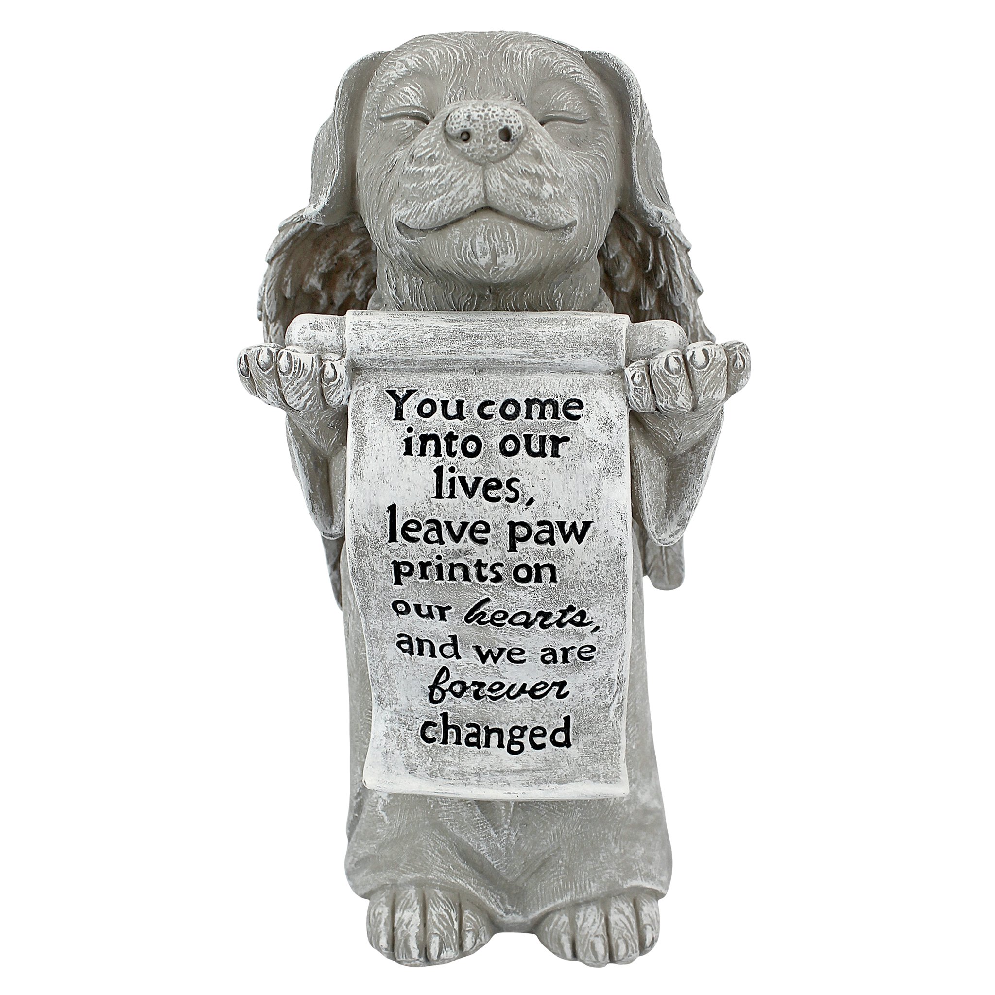 Snapklik.com : PAW Prints ON Our Hearts Dog Statue