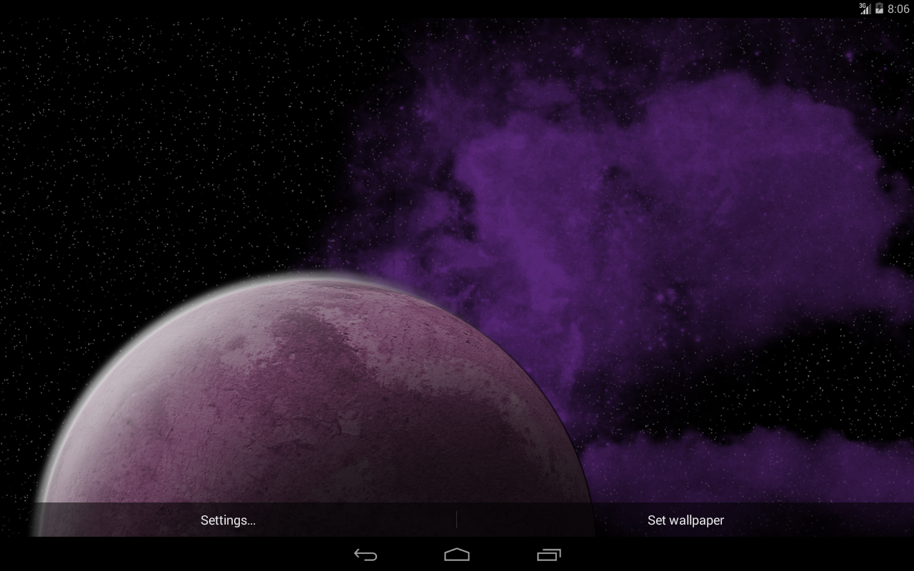 Rotating Planet Live Wallpaper - App on Amazon Appstore