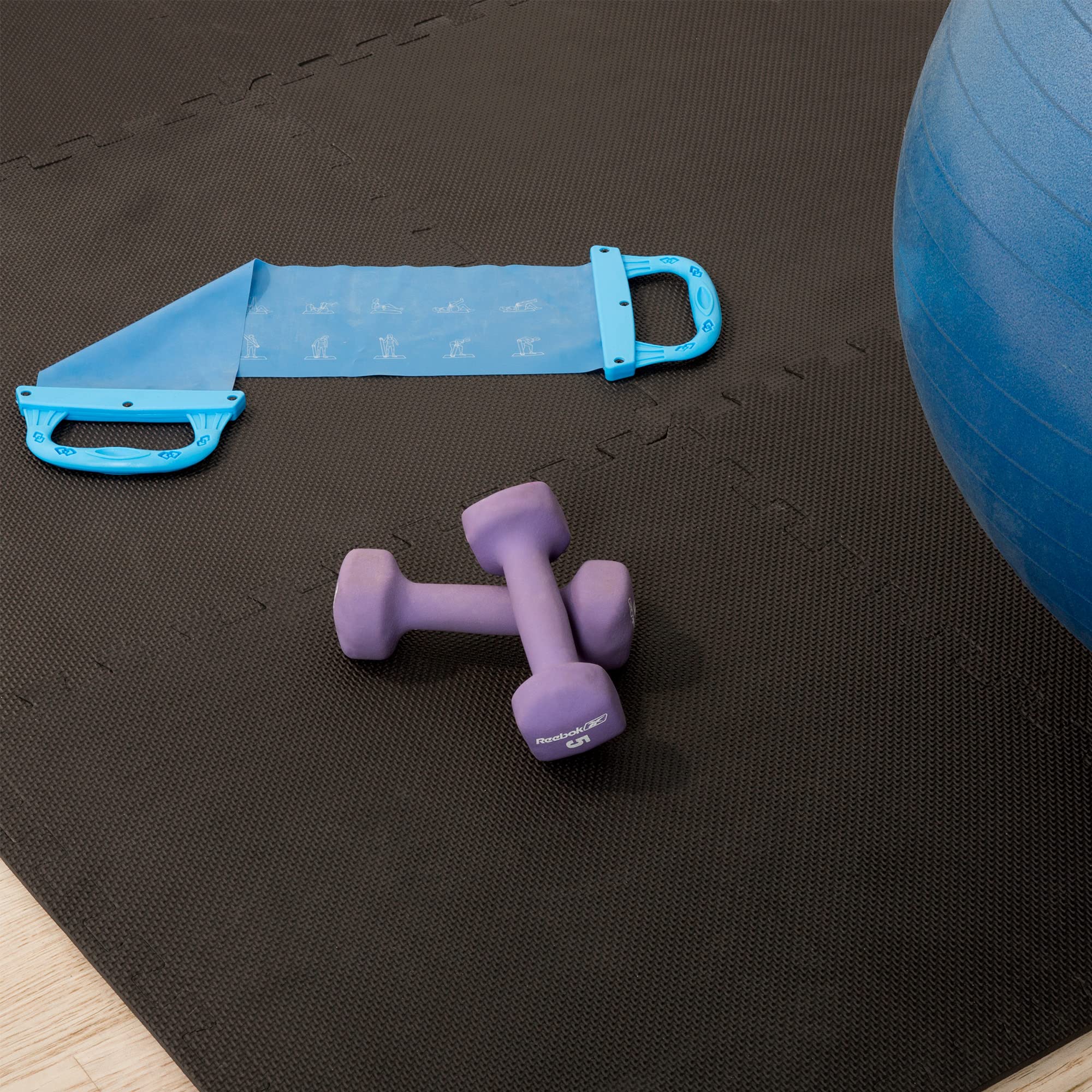 Snapklik.com : EVA Foam Mat Tiles 12-Pack - 48 SQ FT Of Interlocking ...