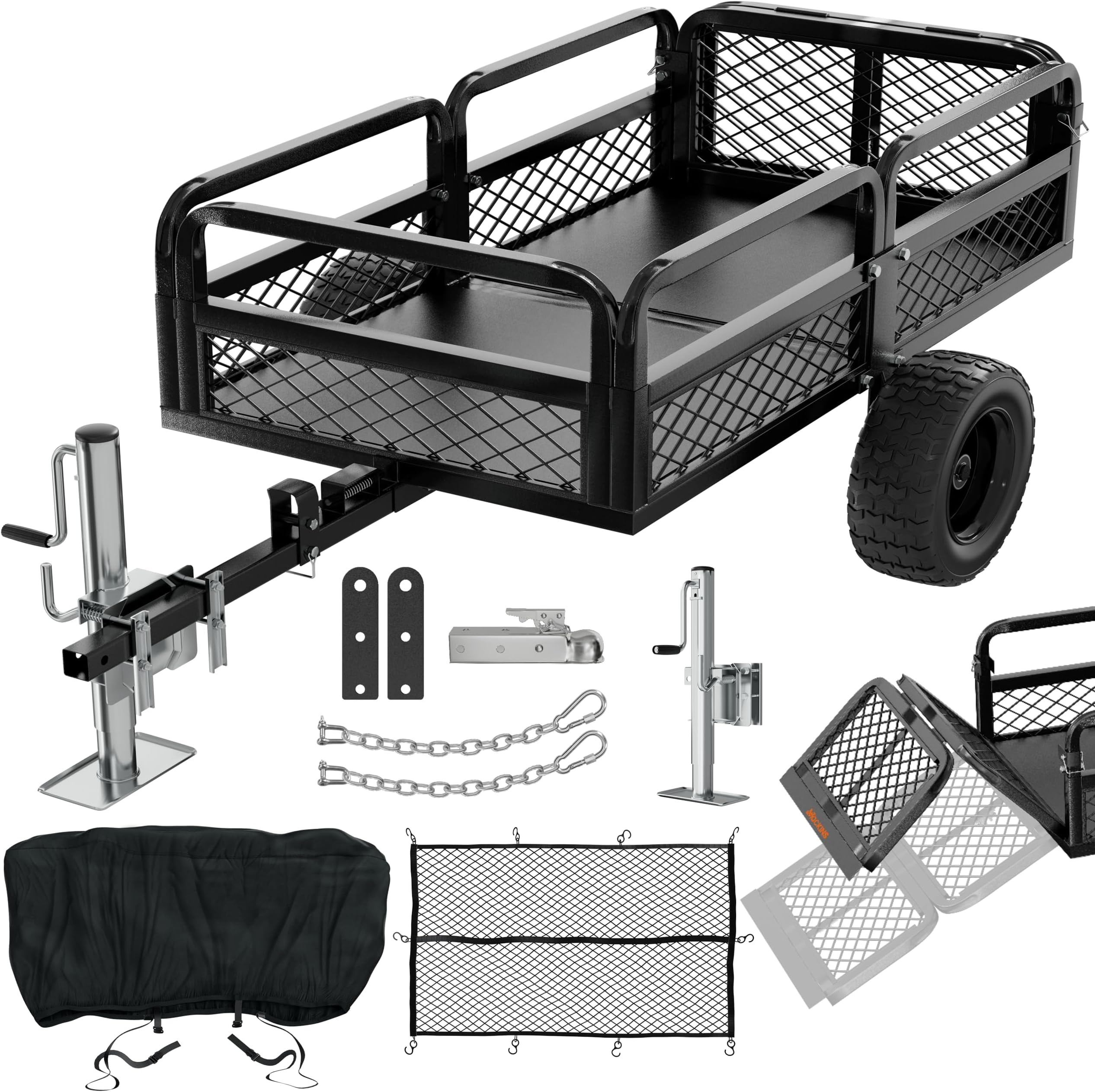 Amazon.com: Mockins 750 Lbs Capacity Yard Wagon Heavy Duty UTV ATV ...
