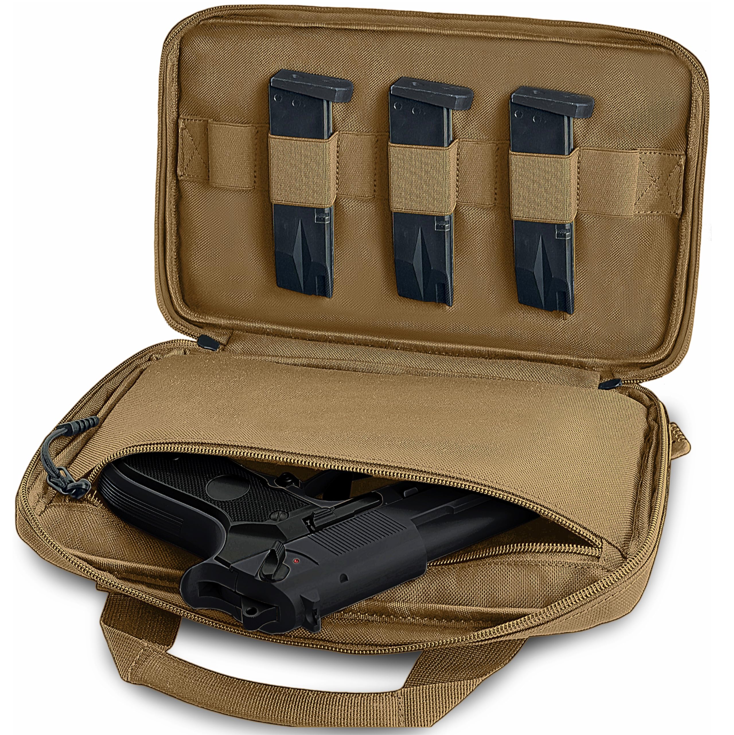 Amazon.com: LUMERAM Heavy Duty Soft Pistol Case for Handguns with Ultra ...