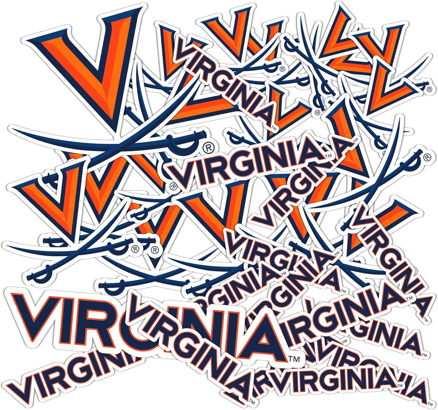 Amazon.com: Desert Cactus University of Virginia Sticker Cavaliers UVA ...