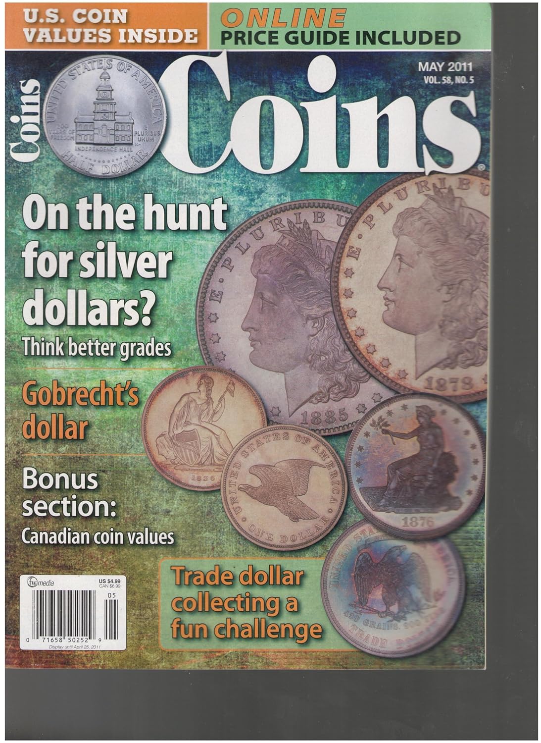 Coins Magazine (On the hunt for silver dollars, May 2011): Various ...
