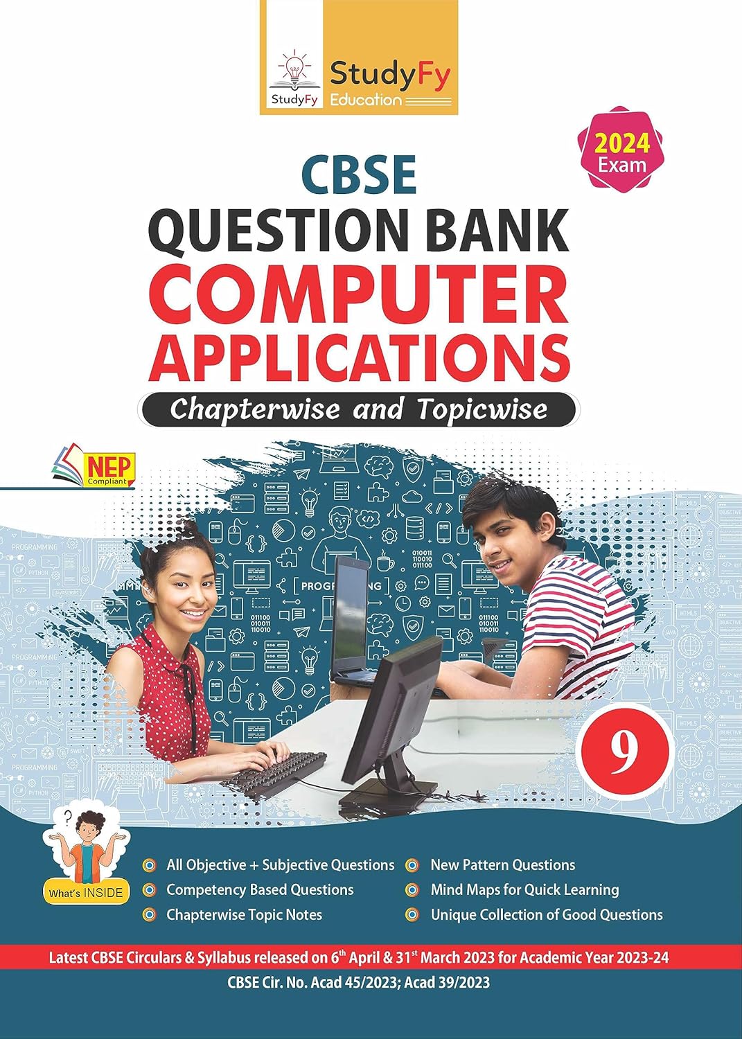 StudyFy Class 9 Computers Applications CBSE Question Bank For 2024 Exams | Chapterwise ...