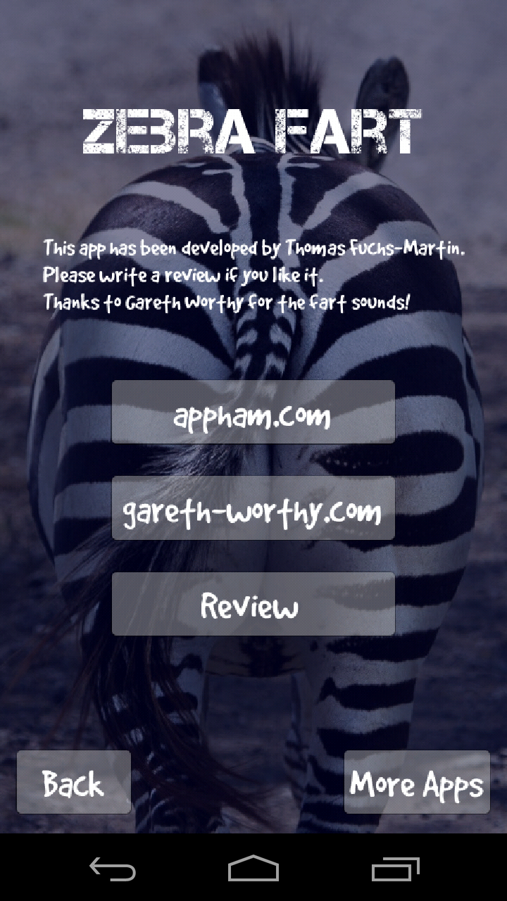 Zebra Fart - App on the Amazon Appstore