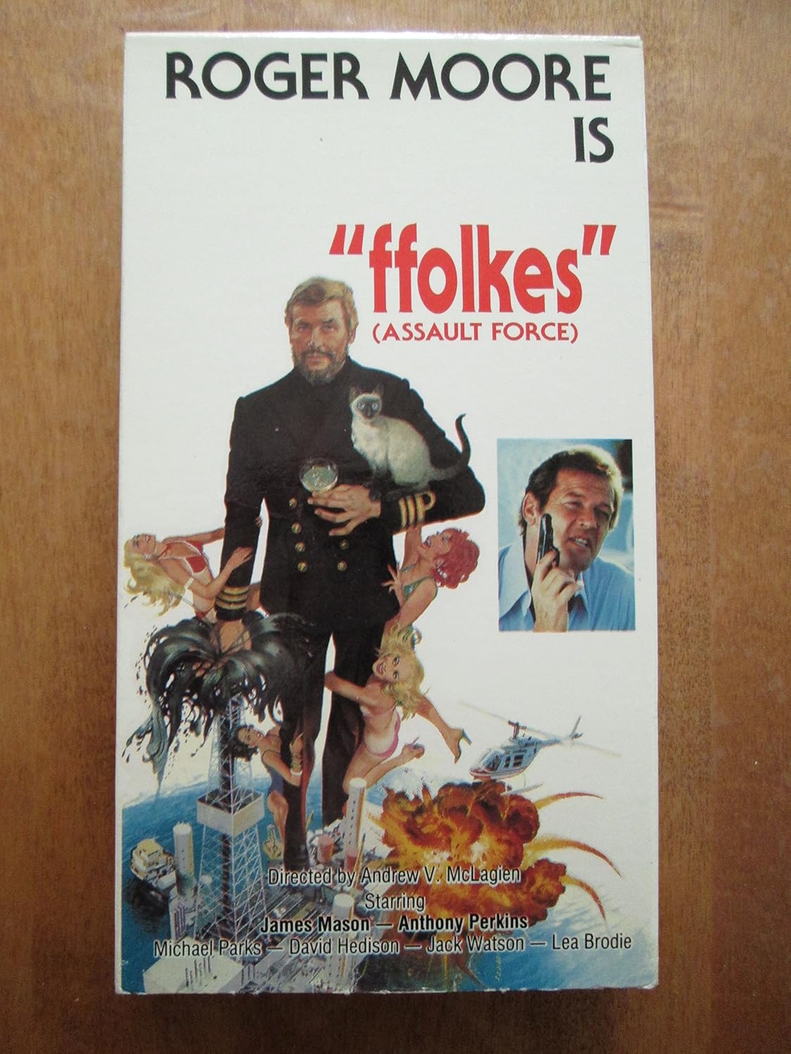 Amazon.com: Ffolkes [VHS] : Roger Moore, James Mason, Anthony Perkins ...