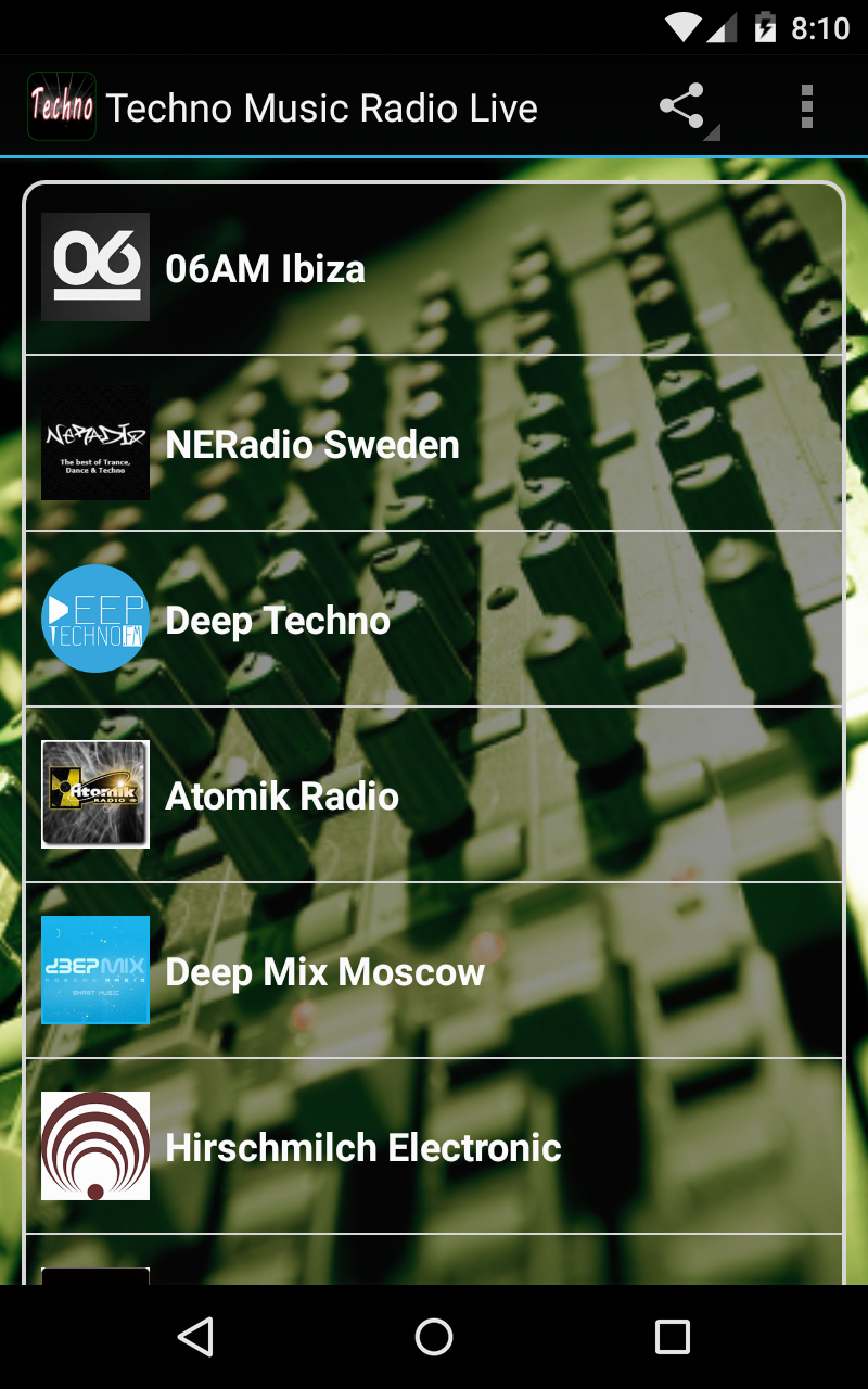 Techno Music Radio Live - App on Amazon Appstore