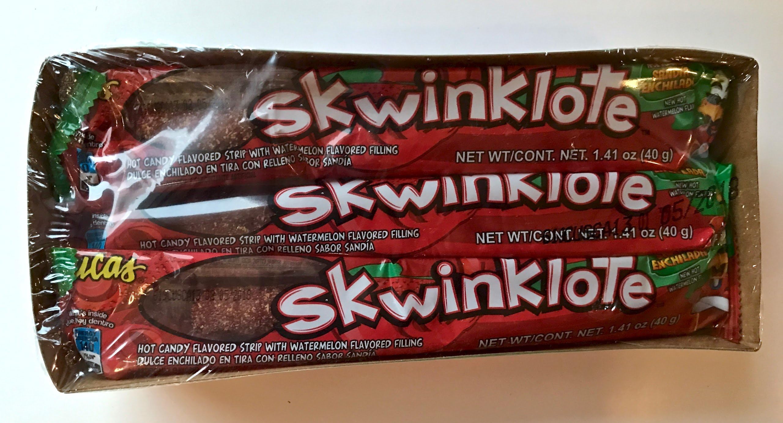 Amazon.com : Lucas Skwinkles Chamoy Clasicos Mexican Candy, 12 Count ...