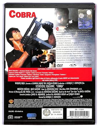 Amazon.com: Cobra : Sylvester Stallone, Brigitte Nielsen, Reni Santoni ...
