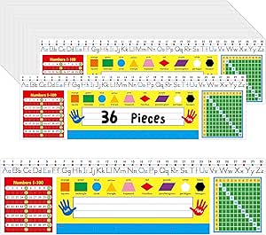 36 PCS Desk Nameplates, Double Sided PET Film Desk Name Tags with ...