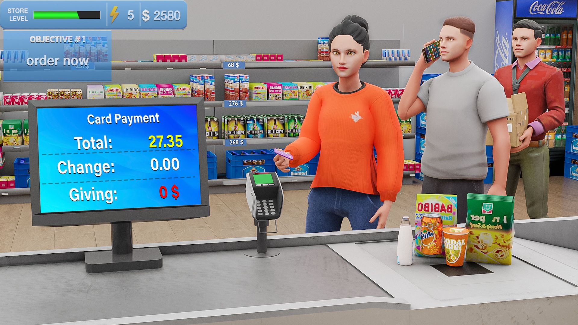 Supermarket Manager Cashier Simulator : Retail Store Supermarket 3D ...