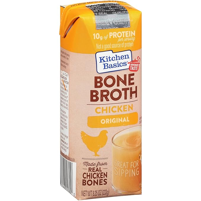 Amazon.com : Kitchen Basics Original Chicken Bone Broth, 8.25 fl oz ...