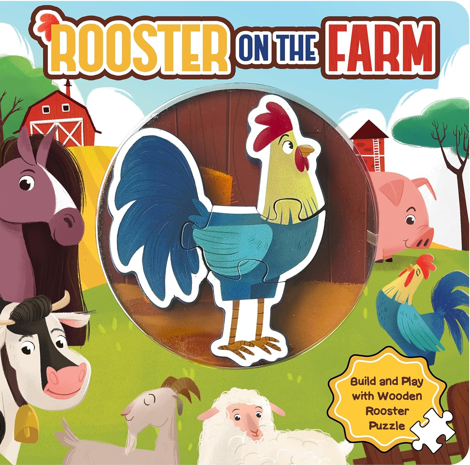Amazon.com: Little Hippo Books Rooster on the Farm | Interactive ...