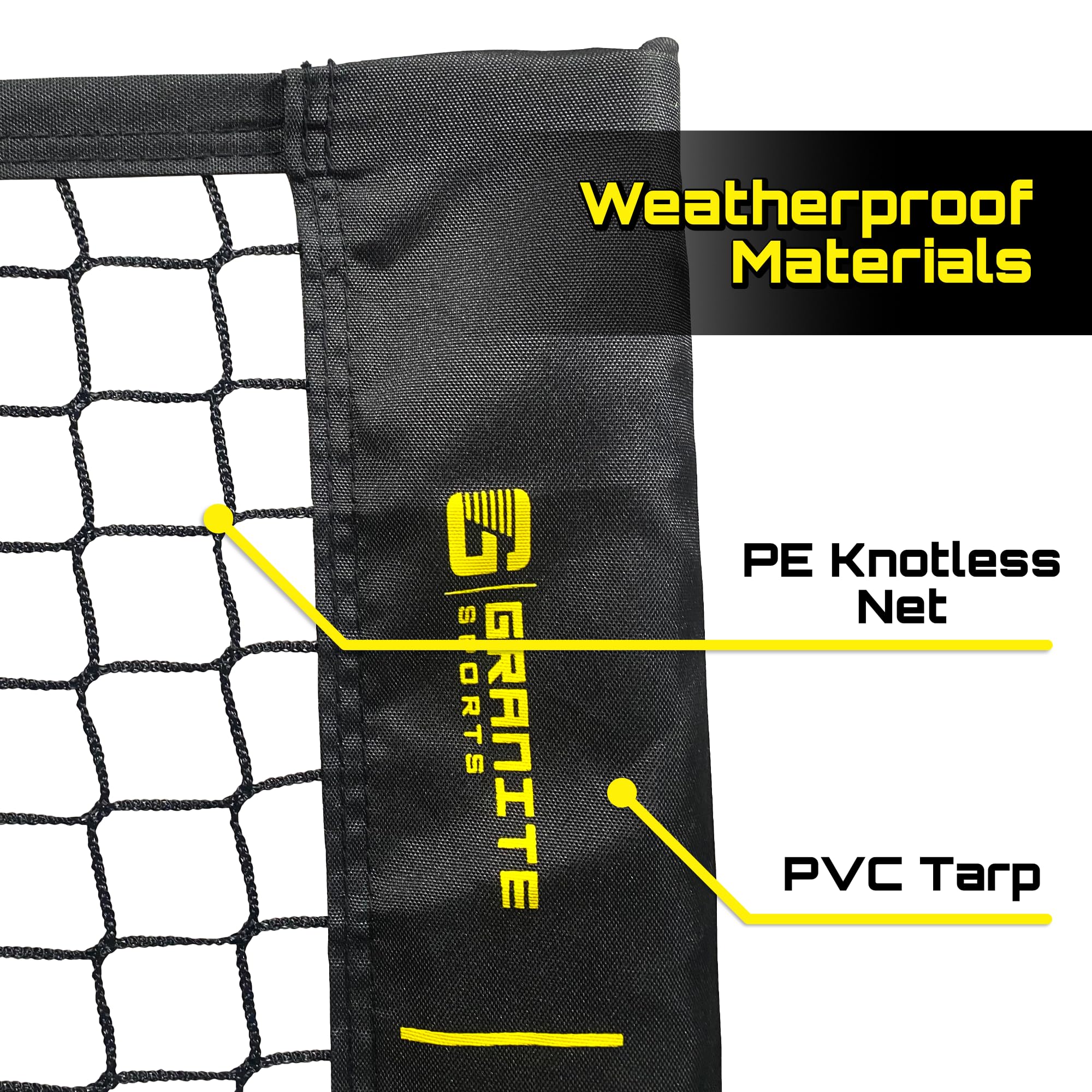 Mini Pickleball Net 4 ft. Pickleball Dink Training Rebounder Net, Fully ...