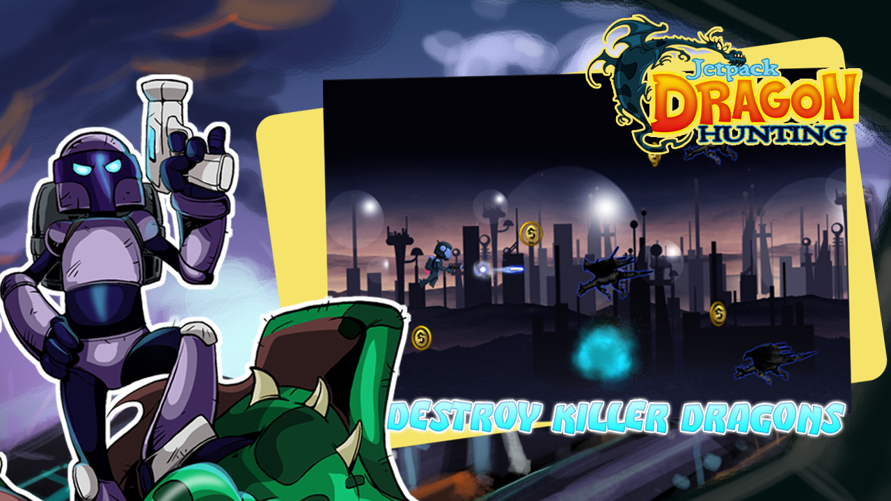 Jetpack Dragon Hunting - Fantasy Joyride Shooting Black Hellfire ...