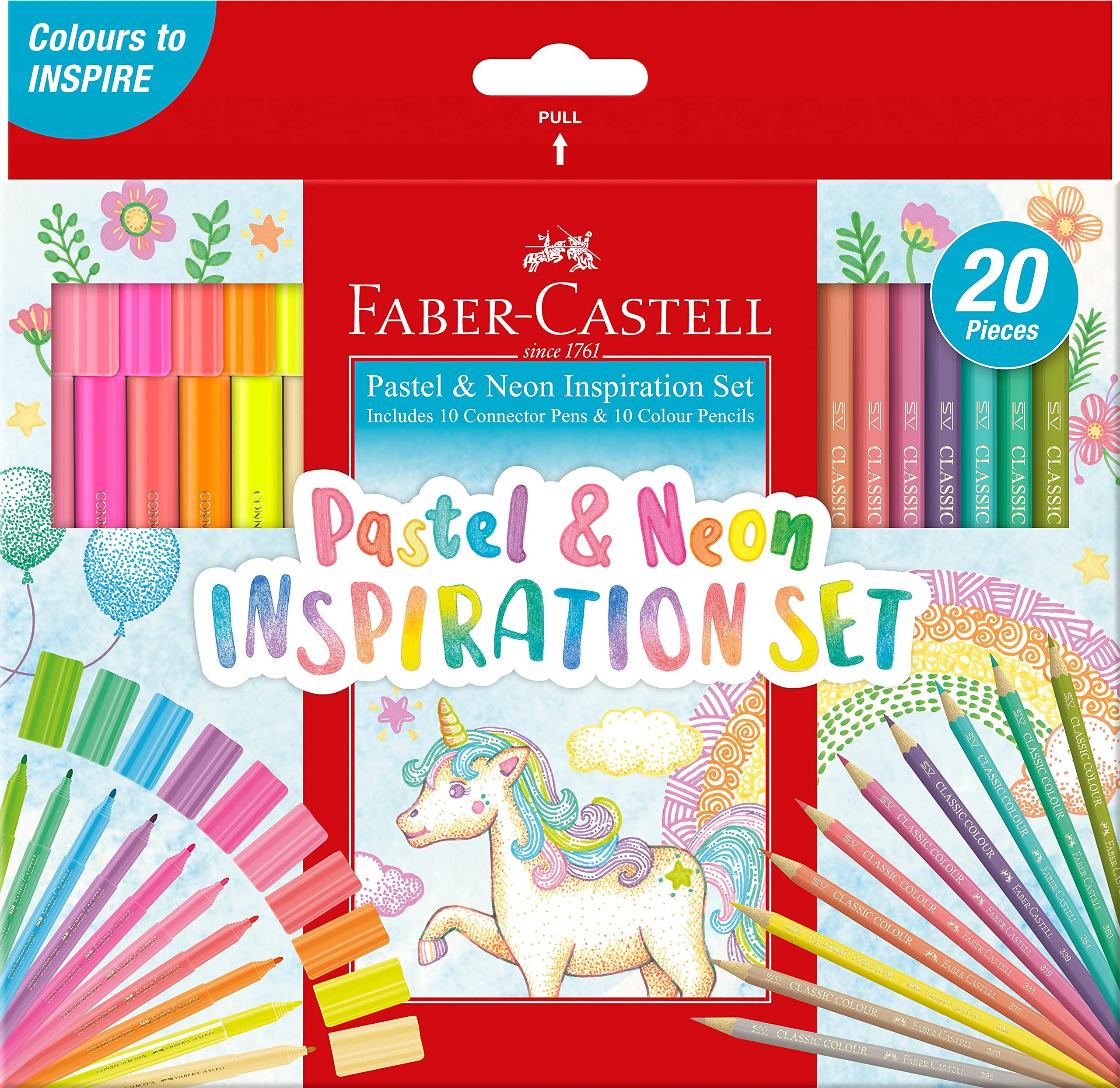 Faber Castell 48 Pack Texters Connector Pens Art Drawing Texta ...