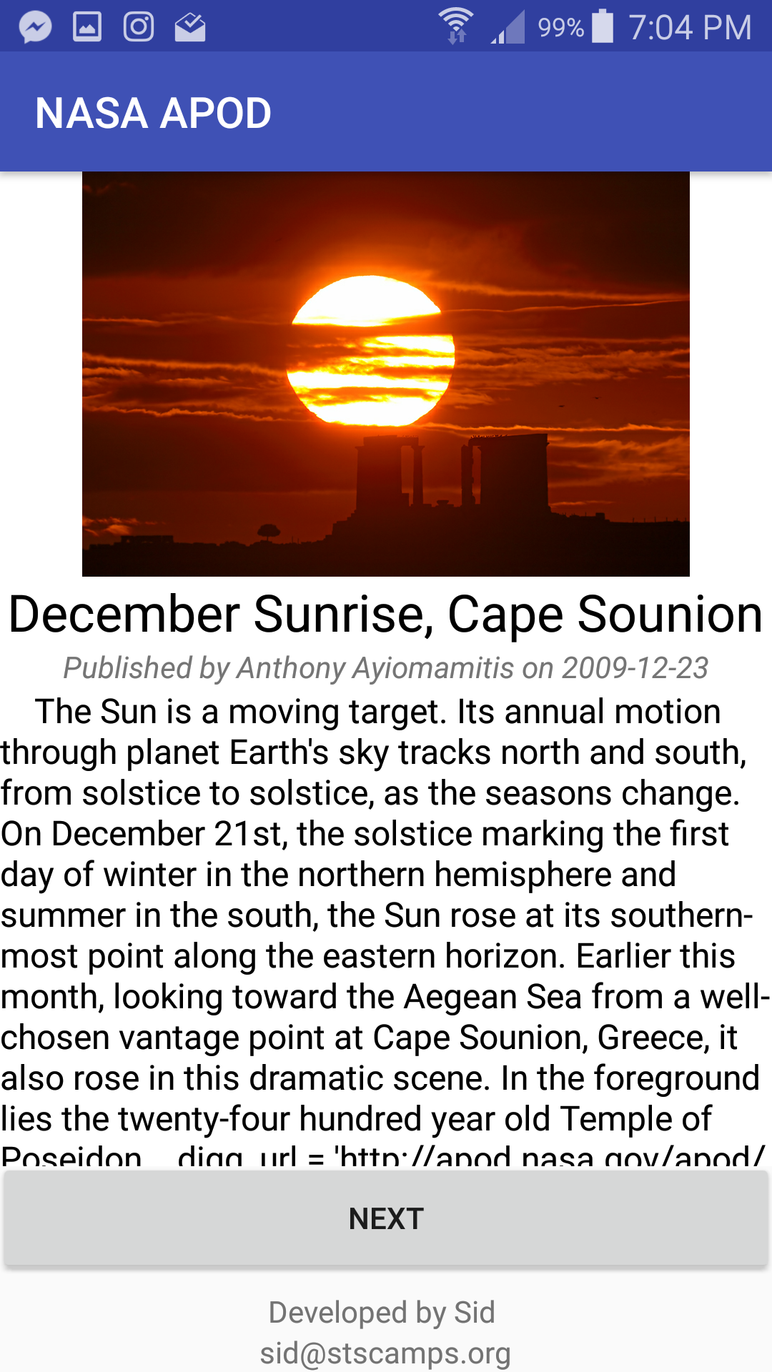 NASA APOD:Amazon.com:Appstore for Android