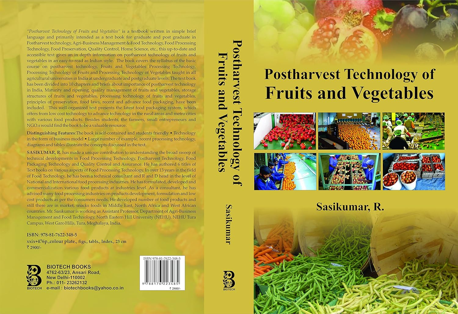 Postharvest Technology of Fruits and Vegetables: R, Sasi Kumar ...