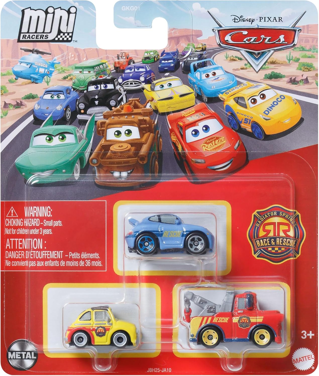 Amazon.com: Disney Cars Mini Racers 3-Pack Radiator Springs Race ...