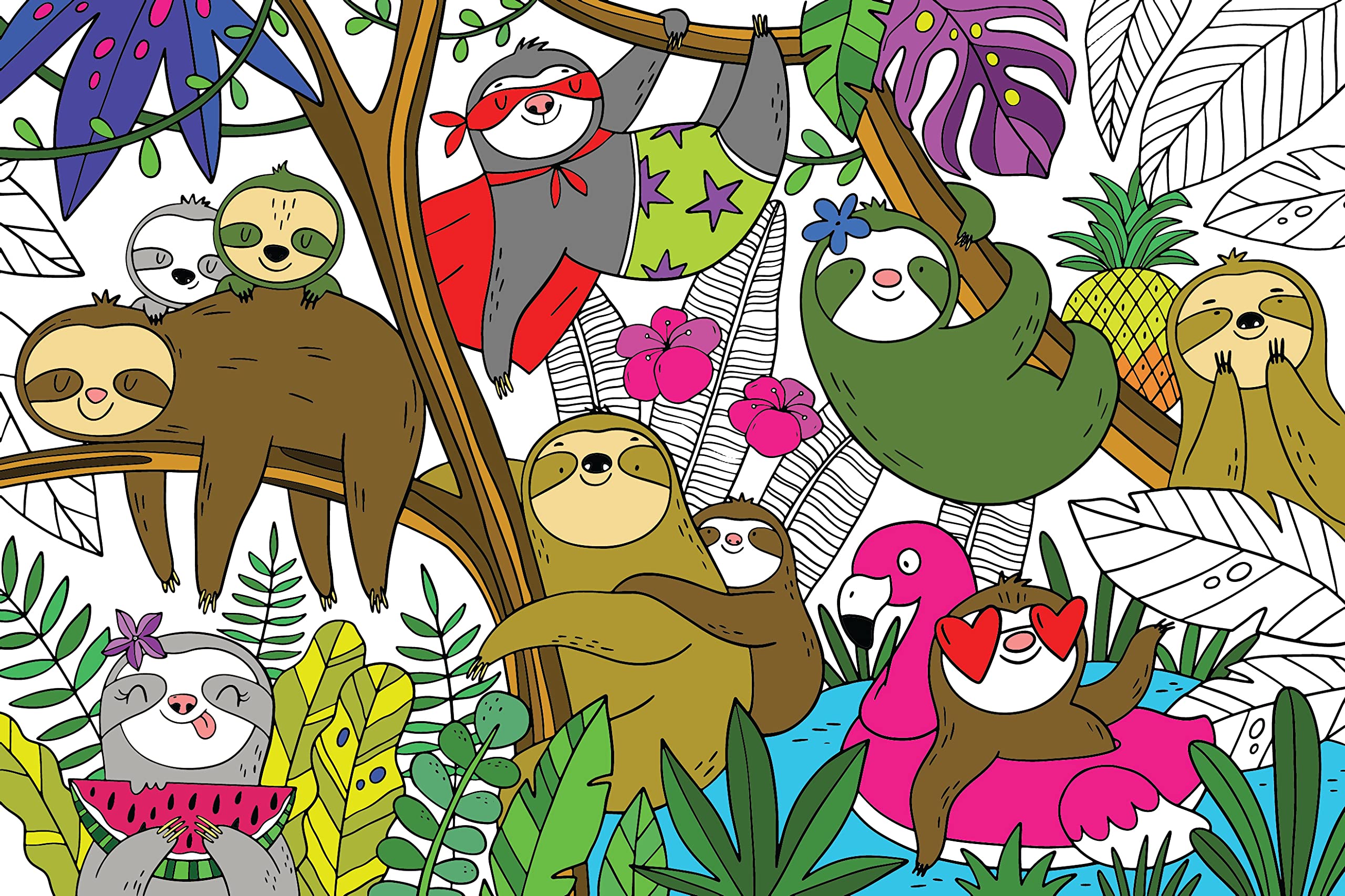 Amazon.com: Giant Coloring Poster - Premium Jumbo Coloring Sheets for ...