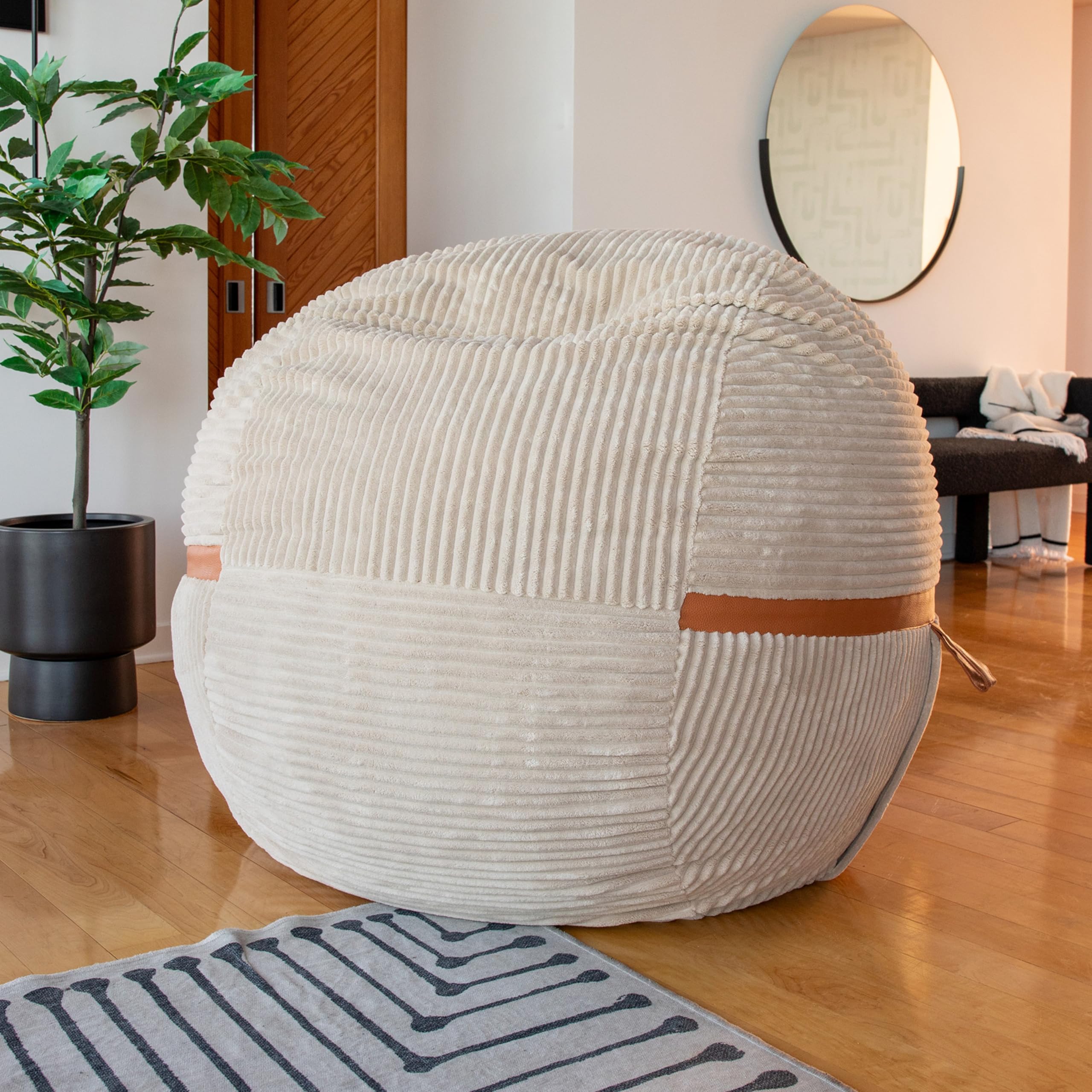 Snapklik.com : Big Joe Fuf Large Foam Filled Bean Bag Chair