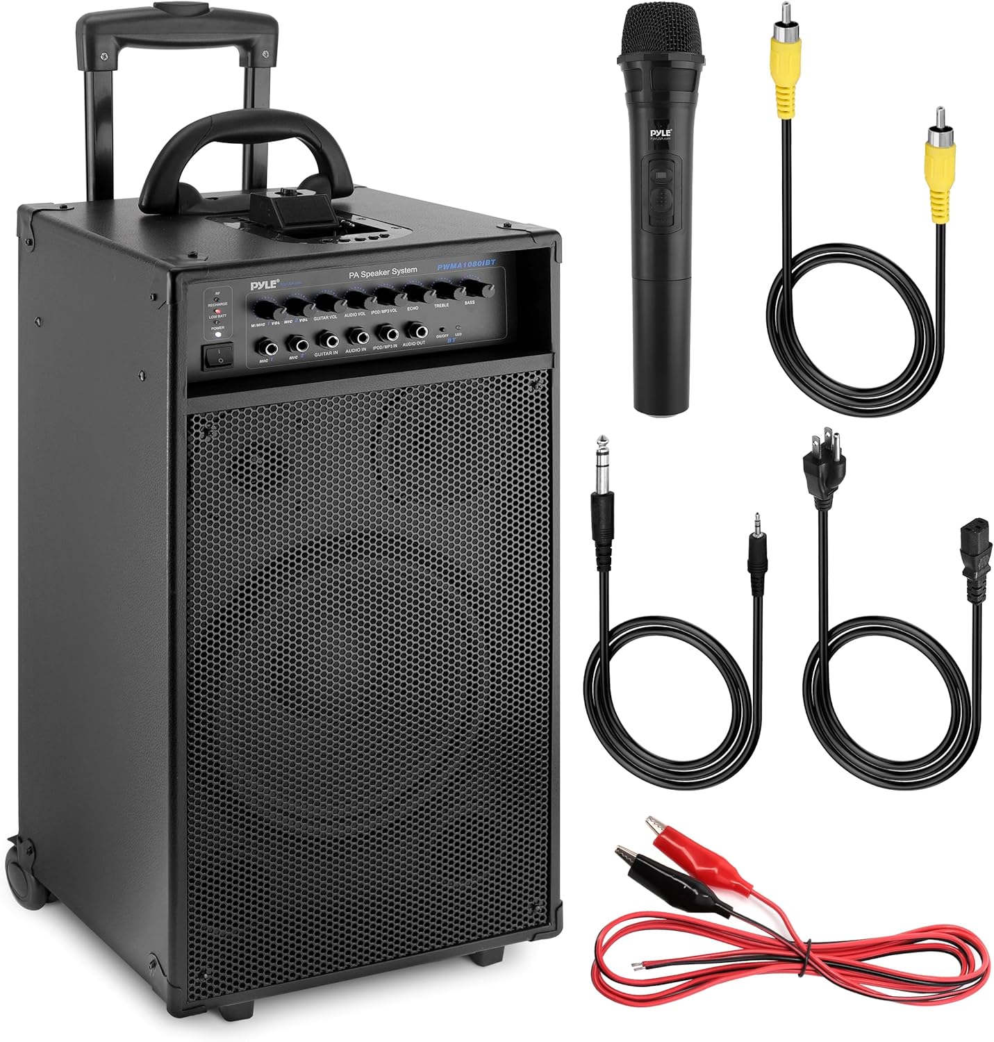 Wireless Portable PA Speaker System - 800W Bluetooth Compatible ...