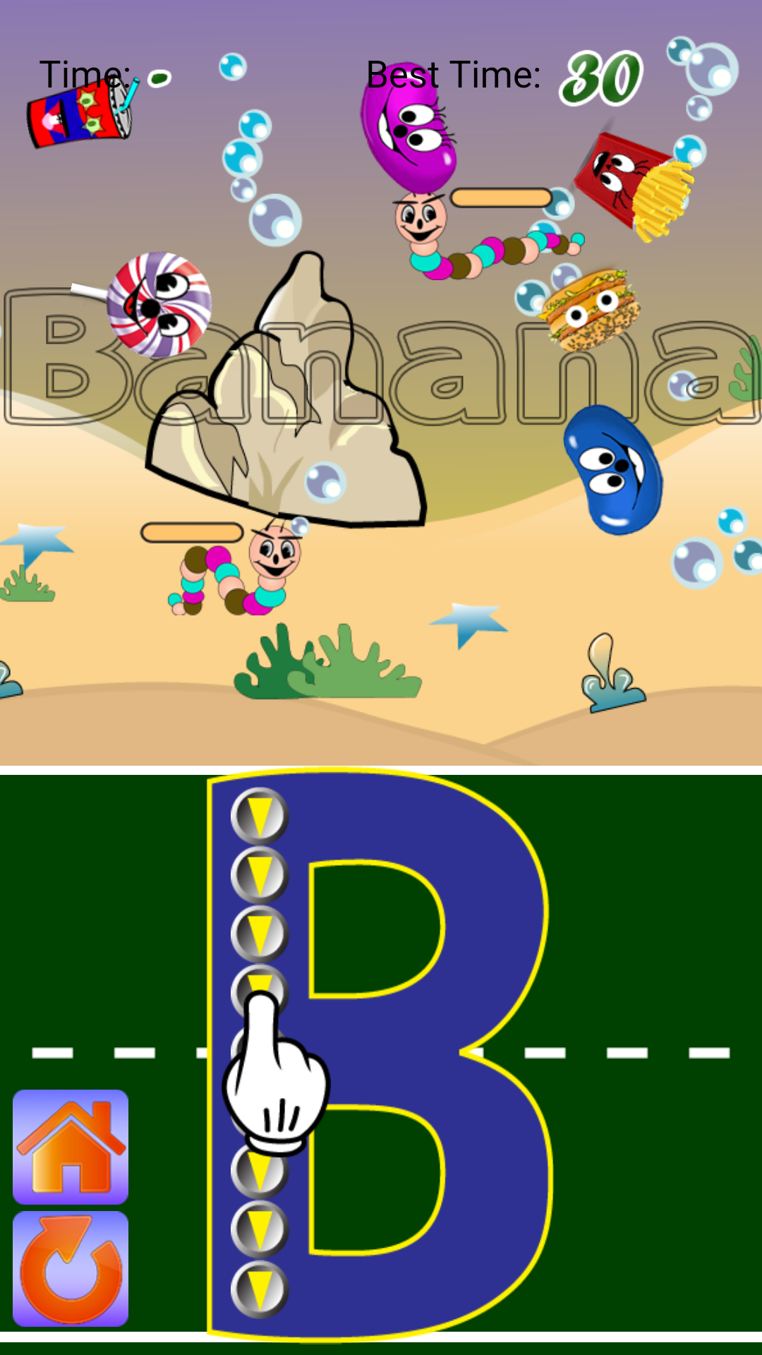 Letter Trace Battle - App on Amazon Appstore