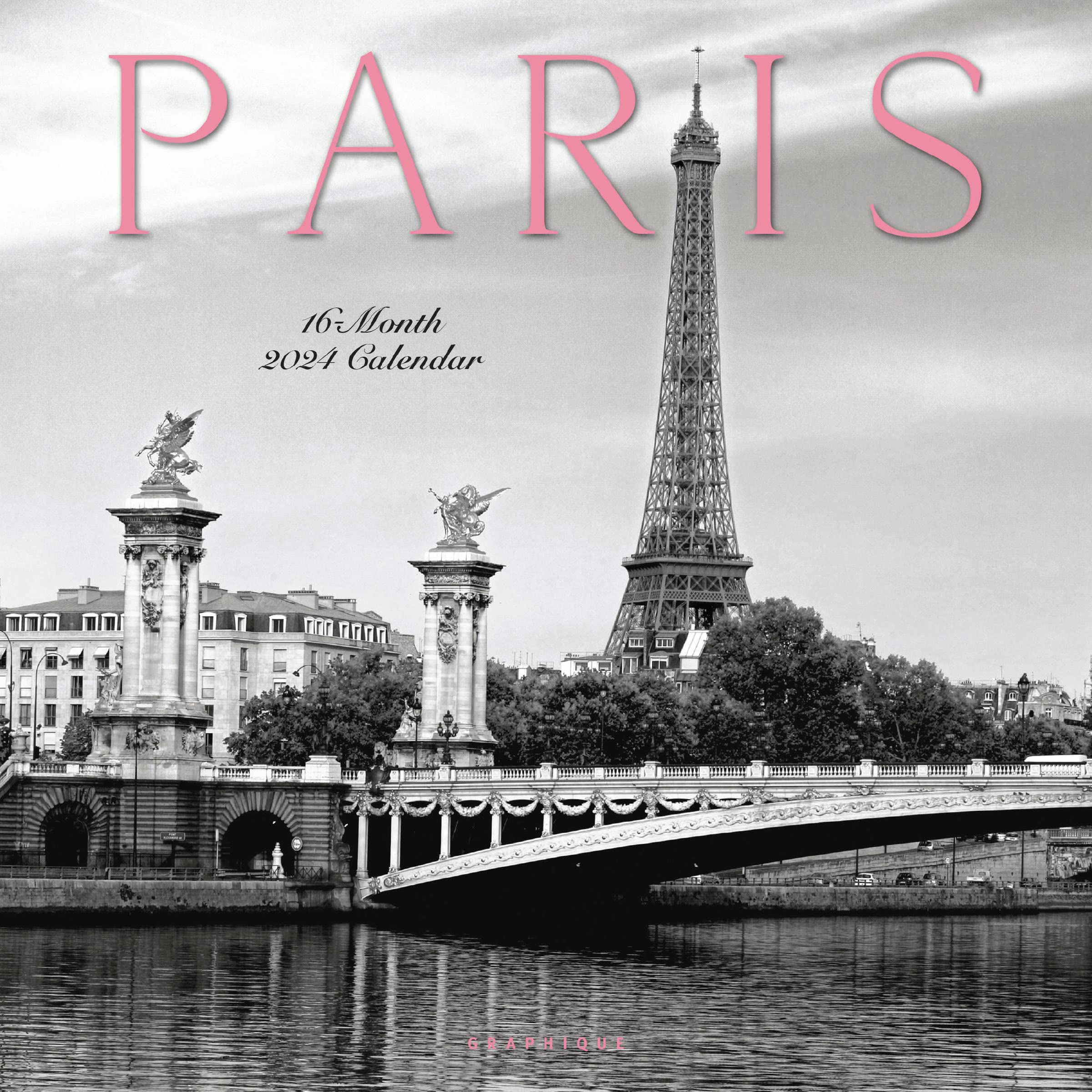 Paris | 2024 12 x 24 Inch Monthly Square Wall Calendar | Graphique de ...