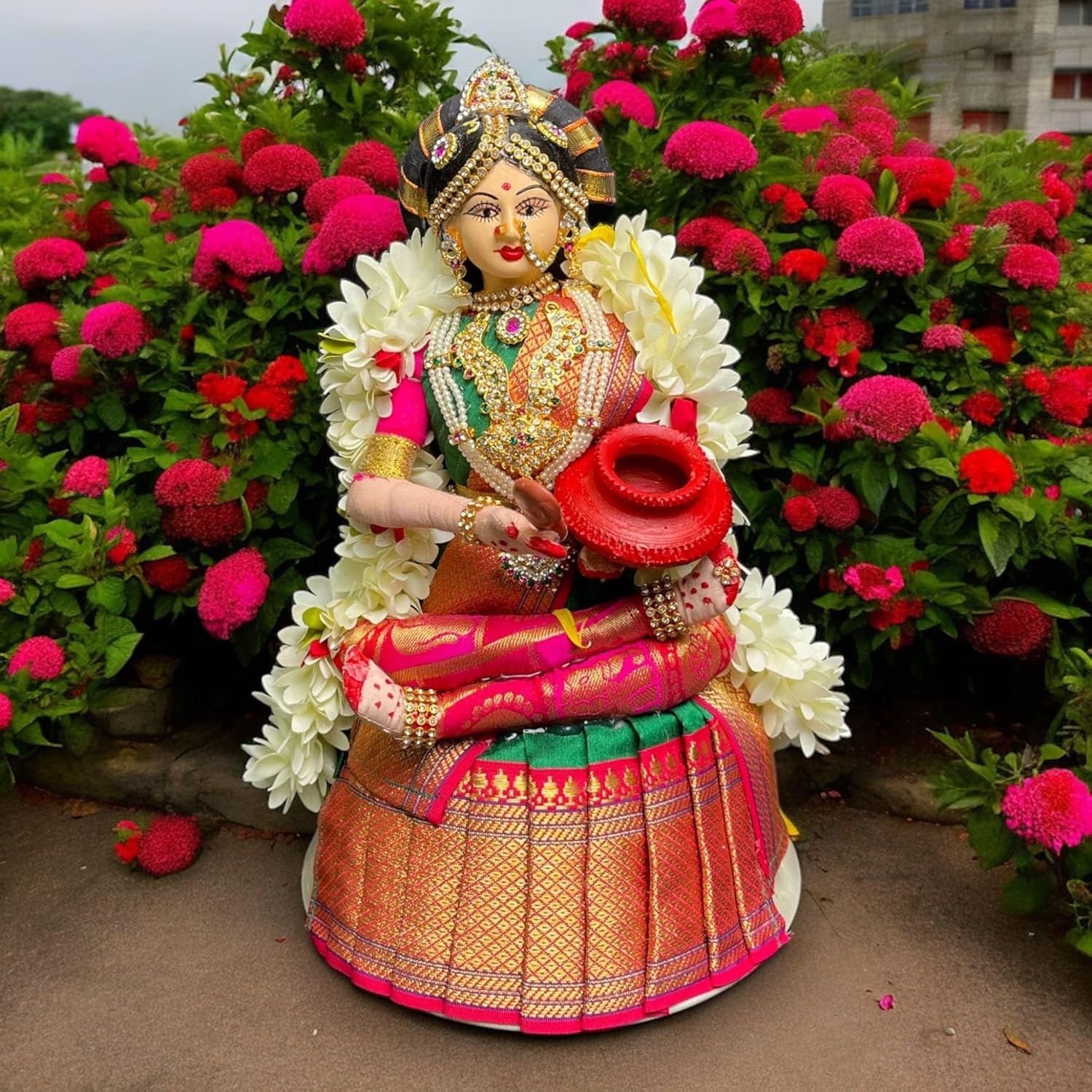 Amazon.com: LOVENSPIRE Annapoorani MATA Devi Doll Goddess Annapurna Maa ...