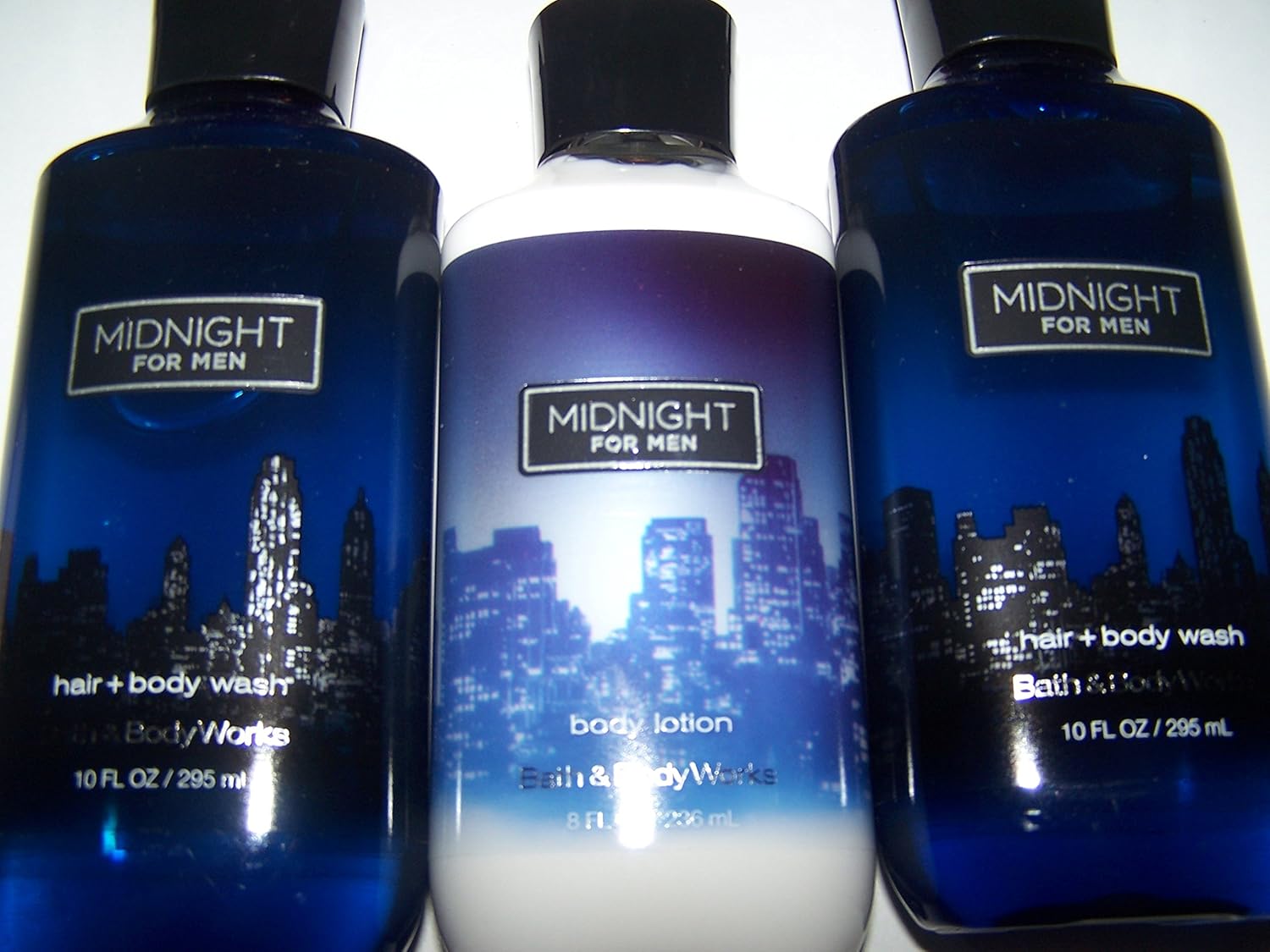 Amazon.com : 3 Piece Bath & Body Works Midnight for Men Body Lotion & 2 ...