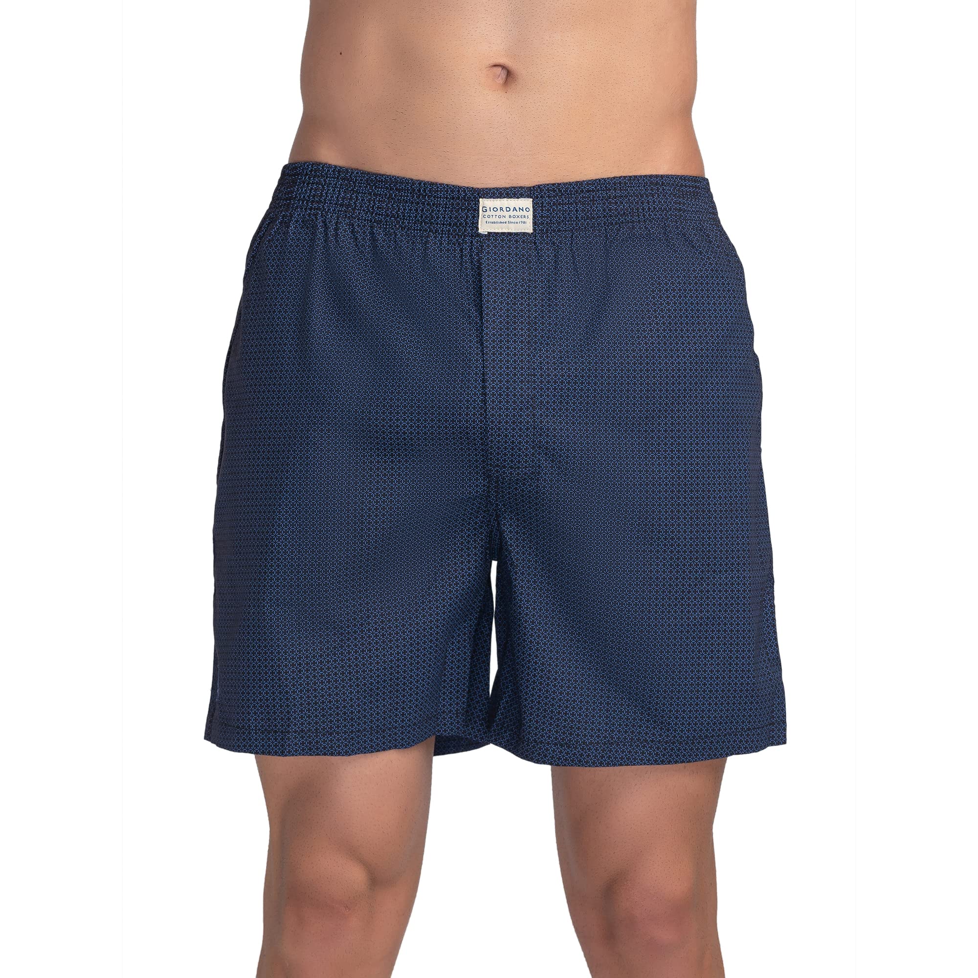 Buy Giordano Men's Cotton Boxers Pack of 2 Multicolour at Amazon.in