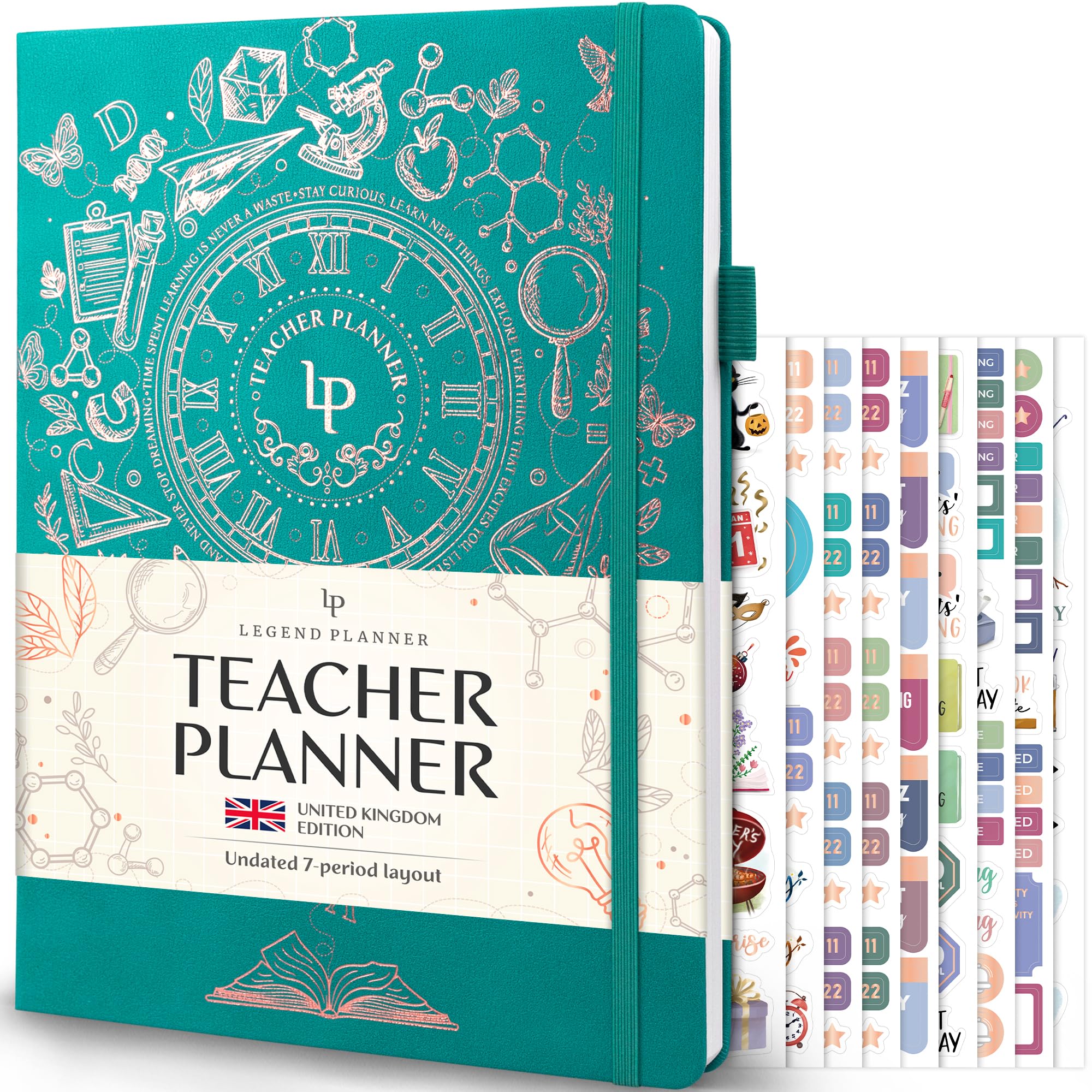 Legend Teacher Planner UK Edition – Undated Lesson Plan Book for ...